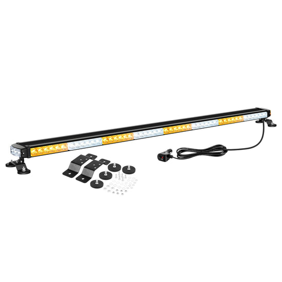 Amber White 4-Side Magnetic Warning Light Bar - TAPAODU – Tapaodu Designs